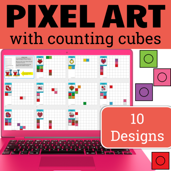 Valentine's Day Pixel Art STEM Challenges
