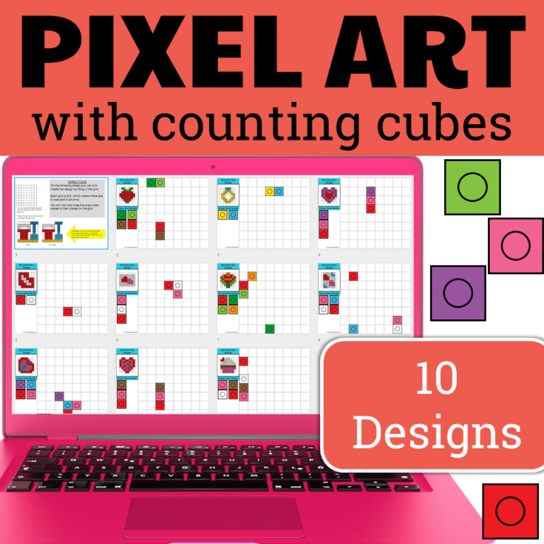 Valentine's Day Pixel Art STEM Challenges