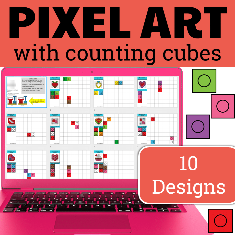 Valentine's Day Pixel Art STEM Challenges