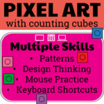 Valentine's Day Pixel Art STEM Challenges