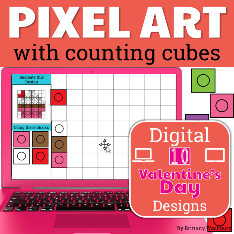 Valentine's Day Pixel Art STEM Challenges