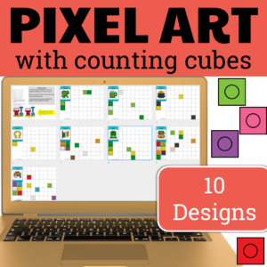 St. Patrick's Day Digital Pixel Art STEM Challenges