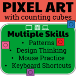 St. Patrick's Day Digital Pixel Art STEM Challenges