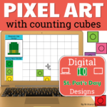St. Patrick's Day Digital Pixel Art STEM Challenges