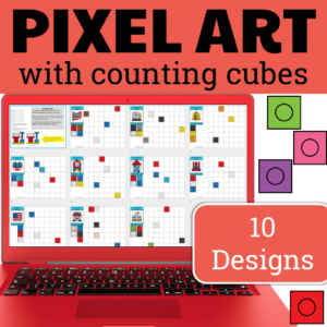 Independence Day Digital Pixel Art STEM Challenges