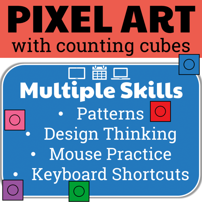 Independence Day Digital Pixel Art STEM Challenges