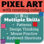 Halloween Digital Pixel Art STEM Challenges