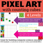 Halloween Digital Pixel Art STEM Challenges