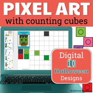 Halloween Digital Pixel Art STEM Challenges