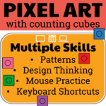 Easter Digital Pixel Art STEM Challenges