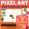 Easter Digital Pixel Art STEM Challenges