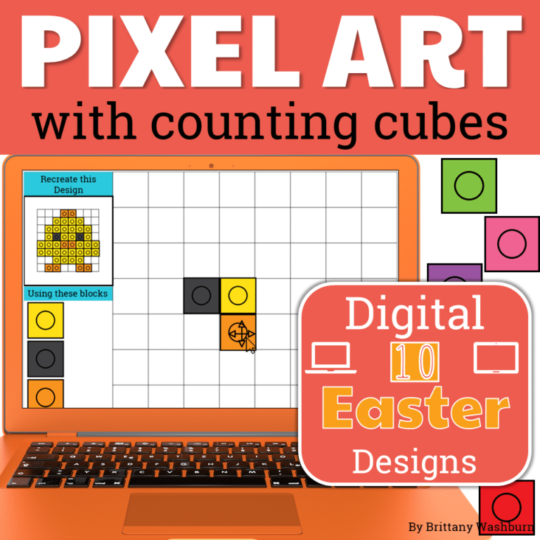 Easter Digital Pixel Art STEM Challenges