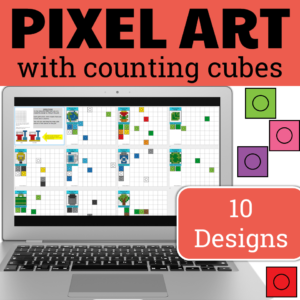 Earth Day Digital Pixel Art STEM Challenges