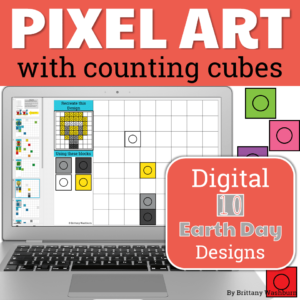 Earth Day Digital Pixel Art STEM Challenges