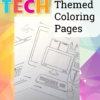 Technology Themed Coloring Pages