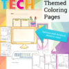 Technology Themed Coloring Pages