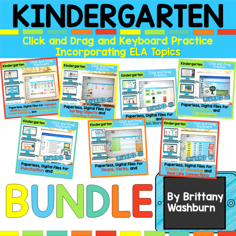 iPad Activities for Kindergarten