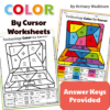 Technology Color By Cursor Printable Worksheets