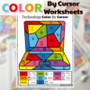 Technology Color By Code Worksheets Bundle