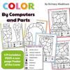 Technology Color By Computers and Parts Printable Worksheets