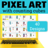 Pixel Art with Counting Cubes - Seasonal Designs