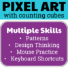 Pixel Art with Counting Cubes - Seasonal Designs