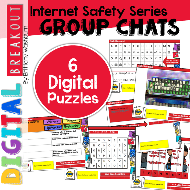 Digital Breakout Internet Safety: Group Chats