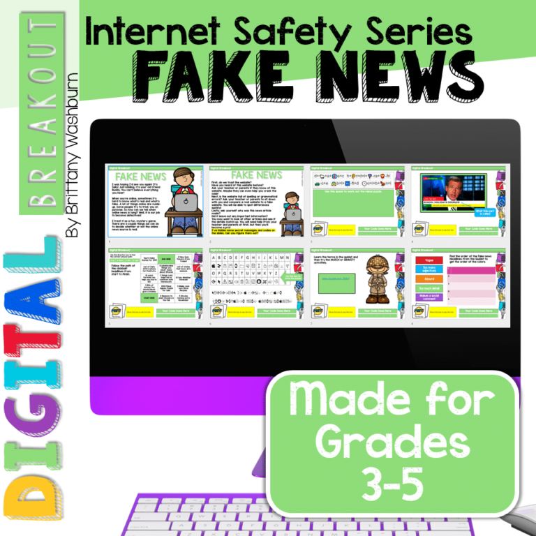 Digital Breakout Internet Safety: Fake News