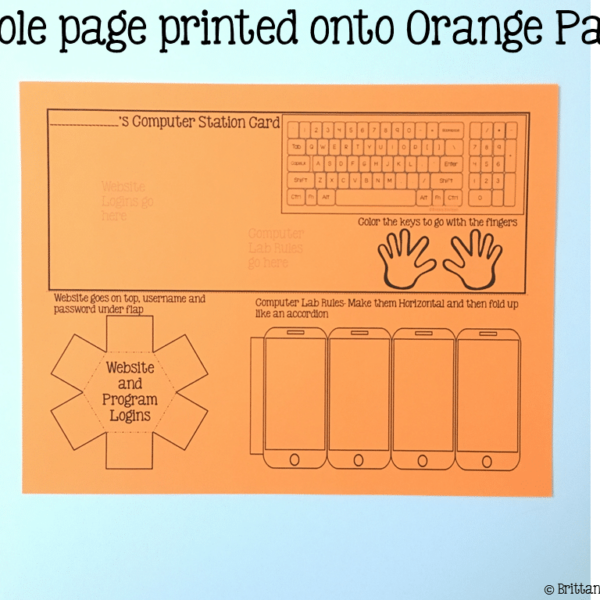 Computer Station Cards