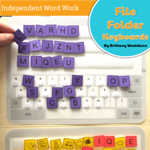 File Folder Keyboard Activities