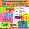 Classroom Management Kit for Specialists