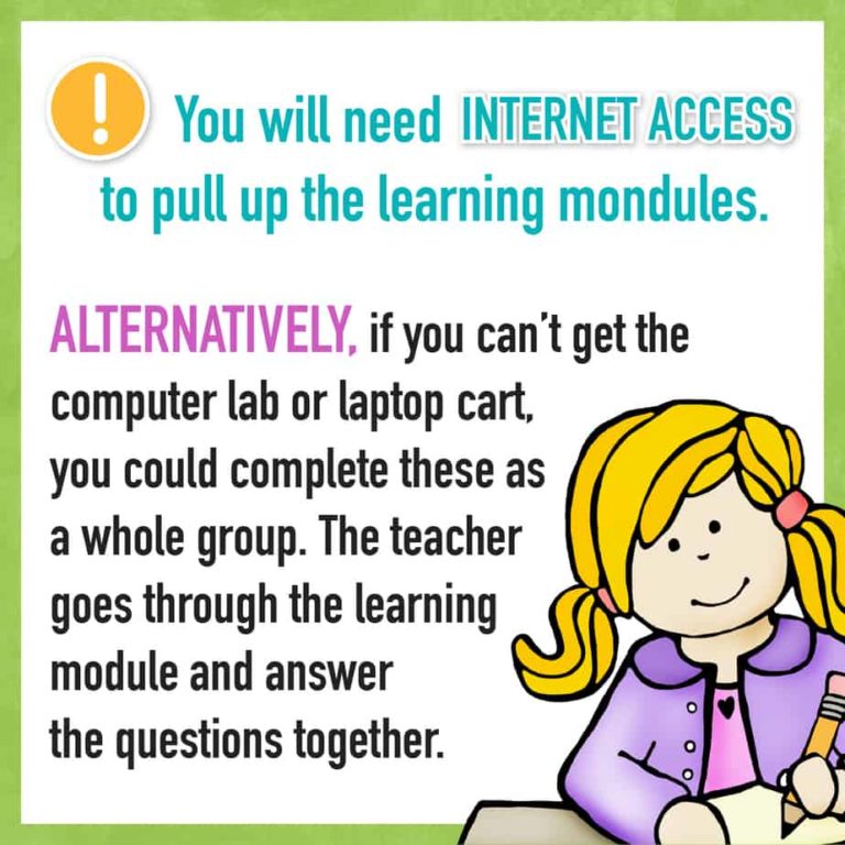 Internet Safety Complete Unit for Middle School