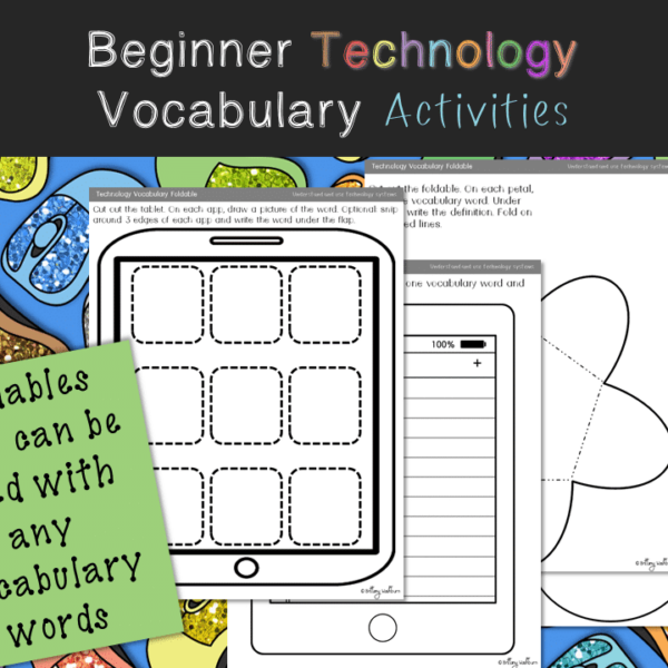 Technology Vocabulary Worksheets