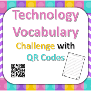 QR Code Technology Vocabulary Challenge