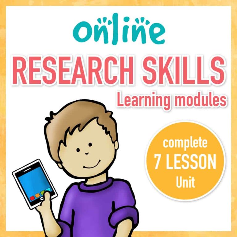 Online Research Skills Modules and Digital Worksheets