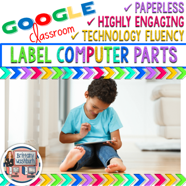 Label Computer Parts Digital Interactive Activities
