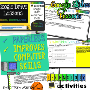 Google Slides Lessons - 11 Lesson Complete Unit