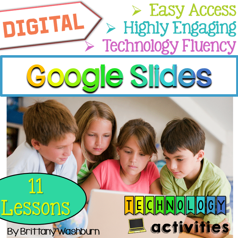 Google Slides Lessons - 11 Lesson Complete Unit