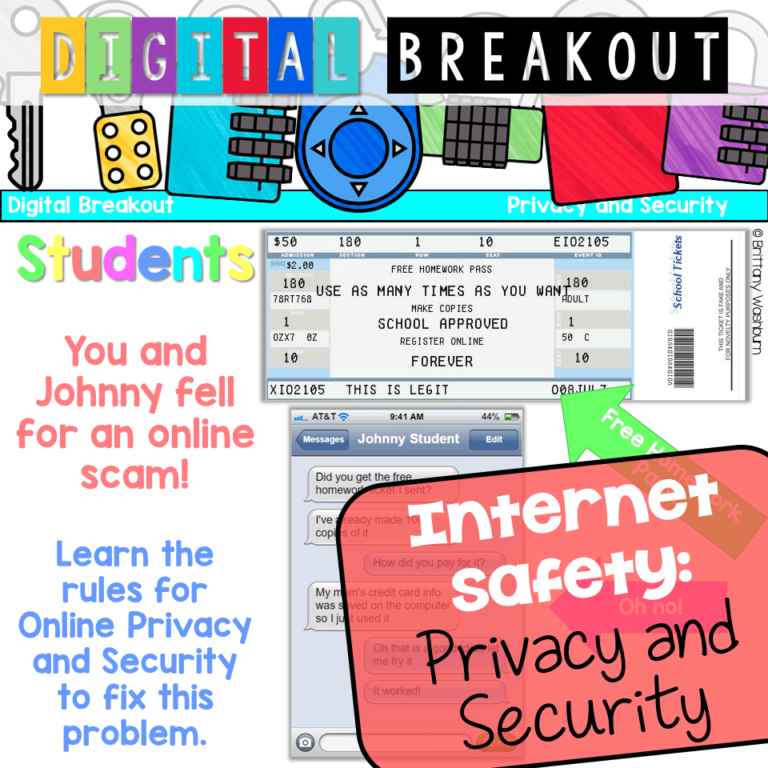Digital Breakout Internet Safety: Privacy and Security