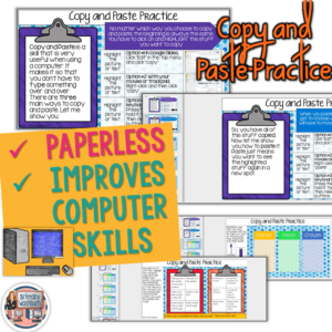Copy and Paste Practice Digital Activities