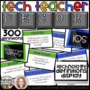 Technology Themed Decor Vocabulary Posters