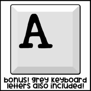 Technology Themed Decor Bulletin Board Letters