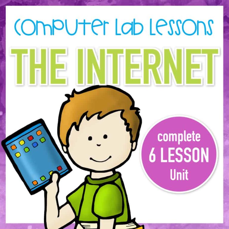 Computer Lab Lessons - The Internet - Complete Unit