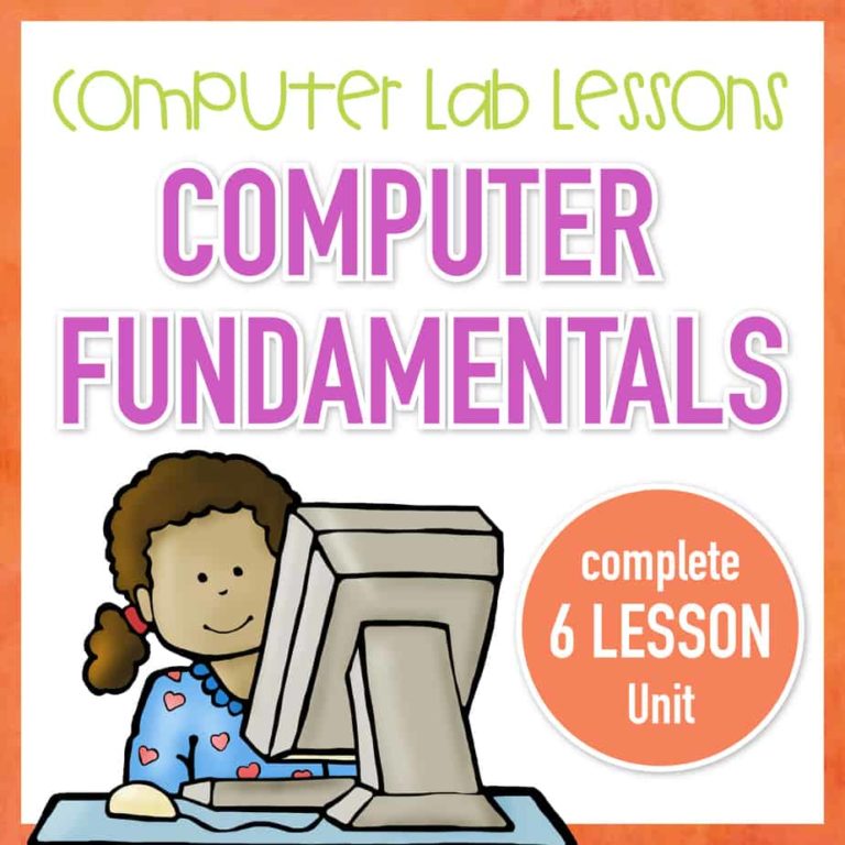 Computer Lab Lessons - Computer Fundamentals Complete Unit