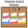 Common Board Display Technology Themed Decor