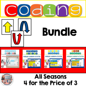 Coding Digital Interactive Activities All Seasons BUNDLE