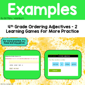 4th Grade Language Standards Digital Resource Library