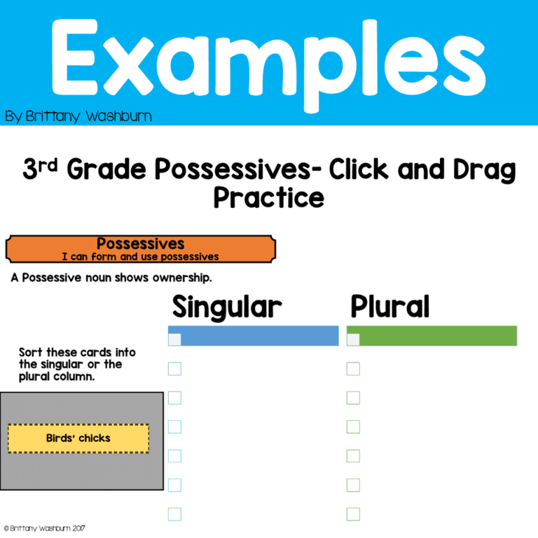 3rd Grade Language Standards Digital Resource Library