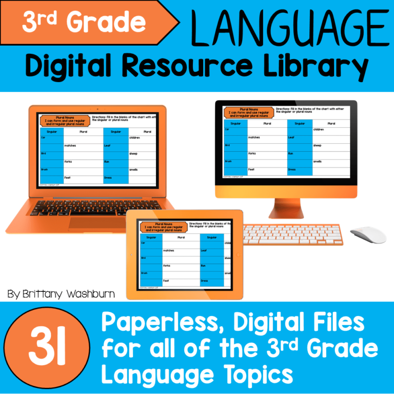3rd Grade Reading Standards Digital Resource Library