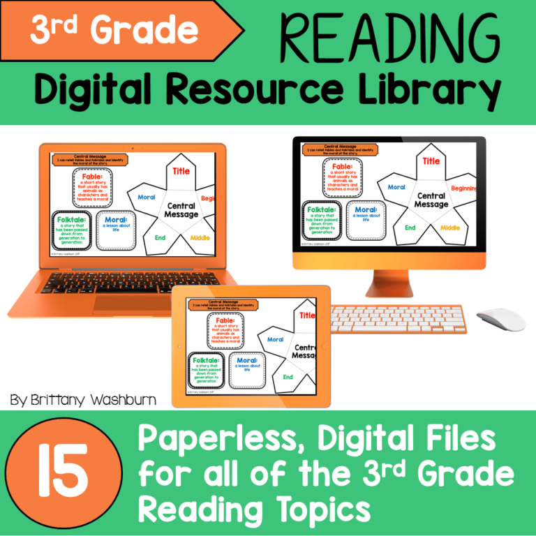 3rd Grade Reading Standards Digital Resource Library